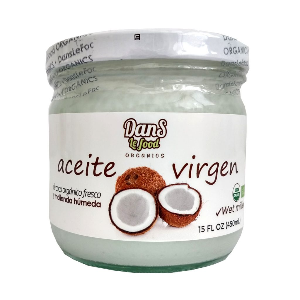 Aceite de coco virgen organico 450 ml | Tienda Naturista