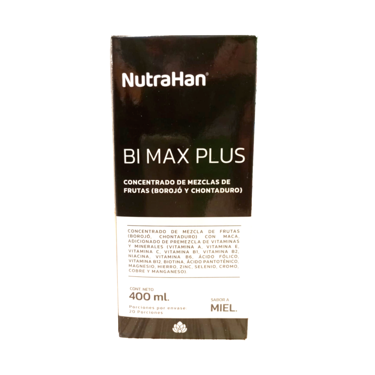 BIMAX PLUS frasco 400 ml Nutrahan | Tienda Naturista