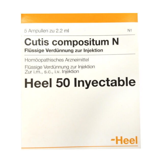 Cutis Compositum Heel Ampollas x 5 2.2ml | Tienda Naturista